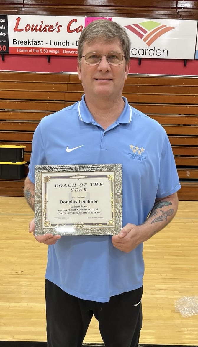 Coach Leichner Named “Coach of the Year” – Lakeview Basketball Academy